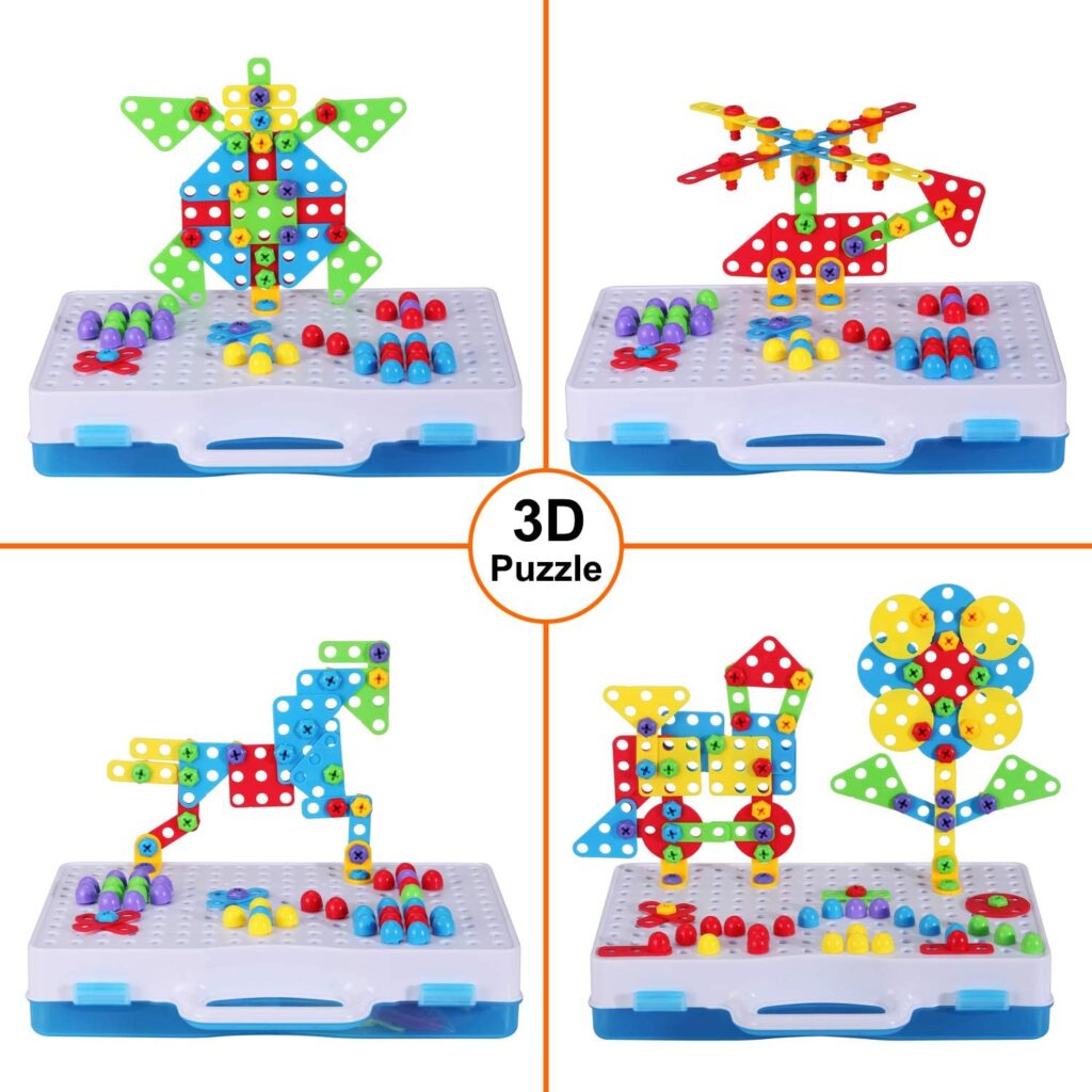 Buy Creative Puzzle 4 in 1 Construction Game With Toy Drill in Pakistan ...